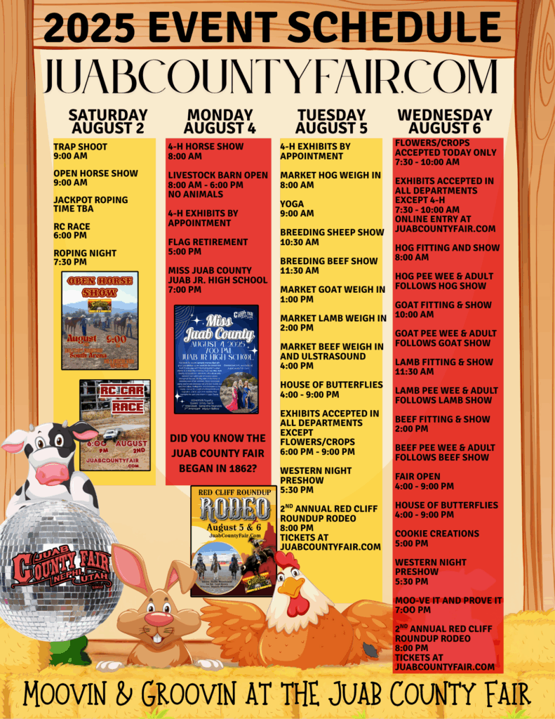 Events Schedule - Juab County Fair
